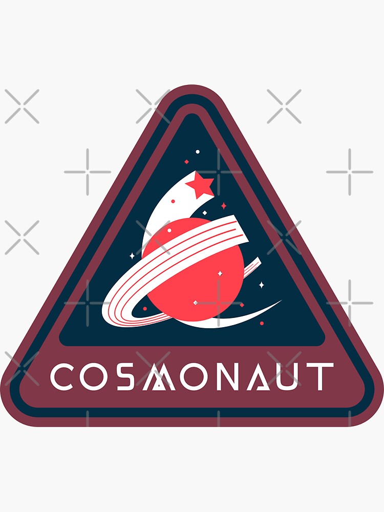 "Cosmonaut Avatar Logo" Sticker for Sale by breh-art | Redbubble