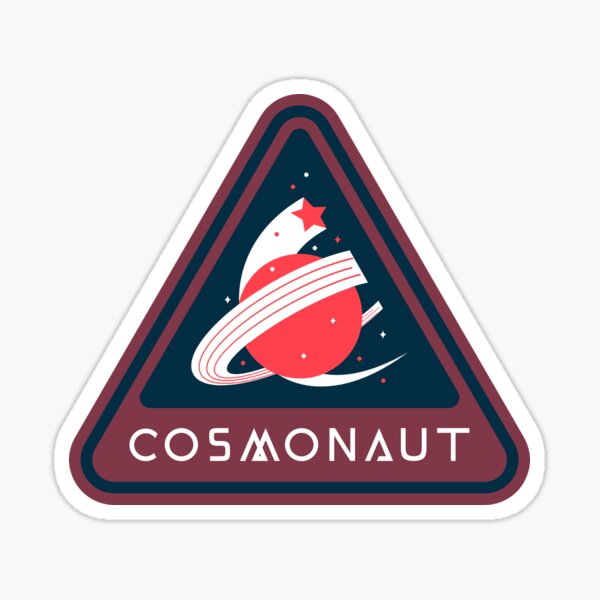 "Cosmonaut Avatar Logo" Sticker for Sale by breh-art | Redbubble
