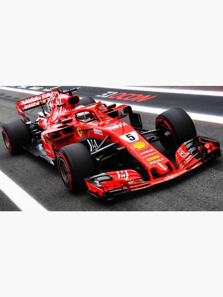 "Formula 1 Ferrari Facemask and sticker" Sticker by unocreations ...