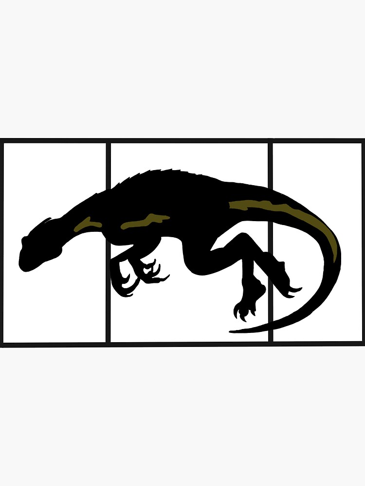 "Indoraptor" Sticker for Sale by Kizzbee | Redbubble