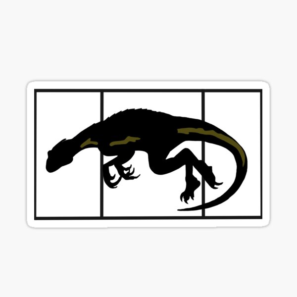 "Indoraptor" Sticker for Sale by Kizzbee | Redbubble