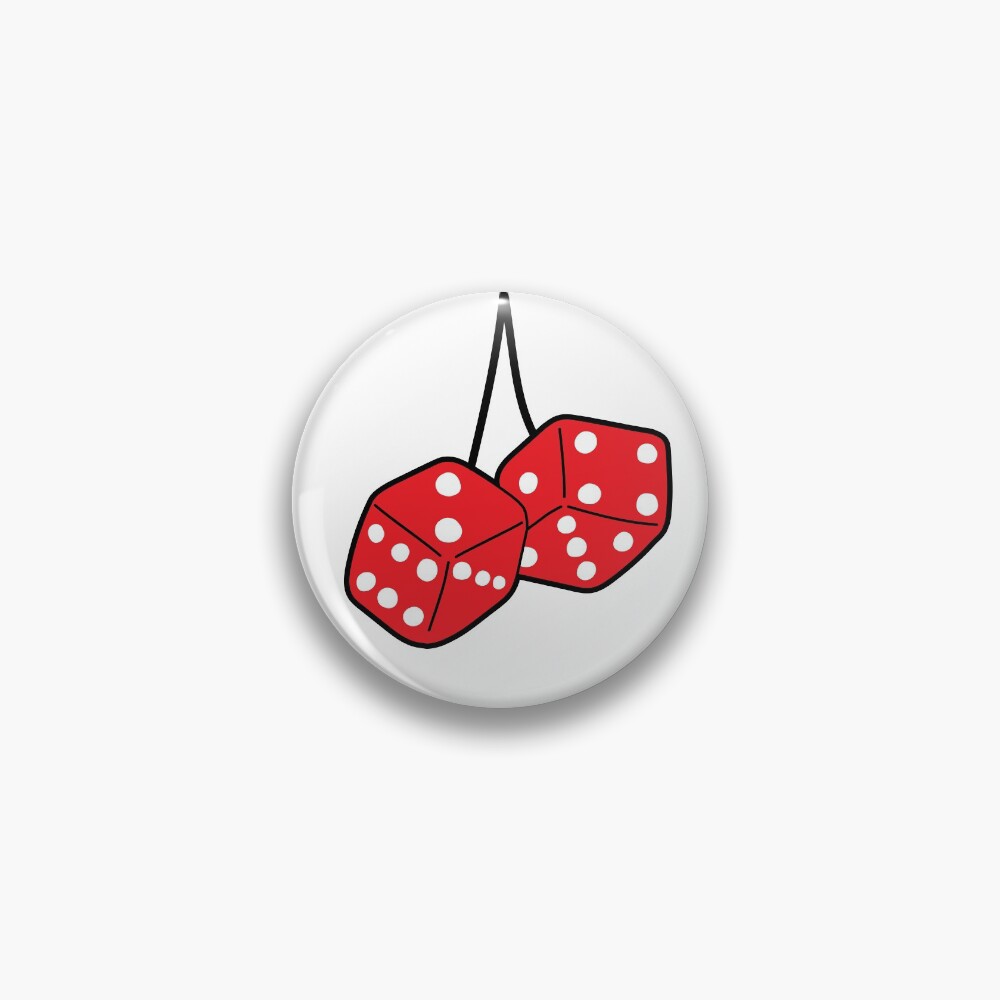 "Fuzzy Dice" Sticker for Sale by Cathal O'Toole | Redbubble