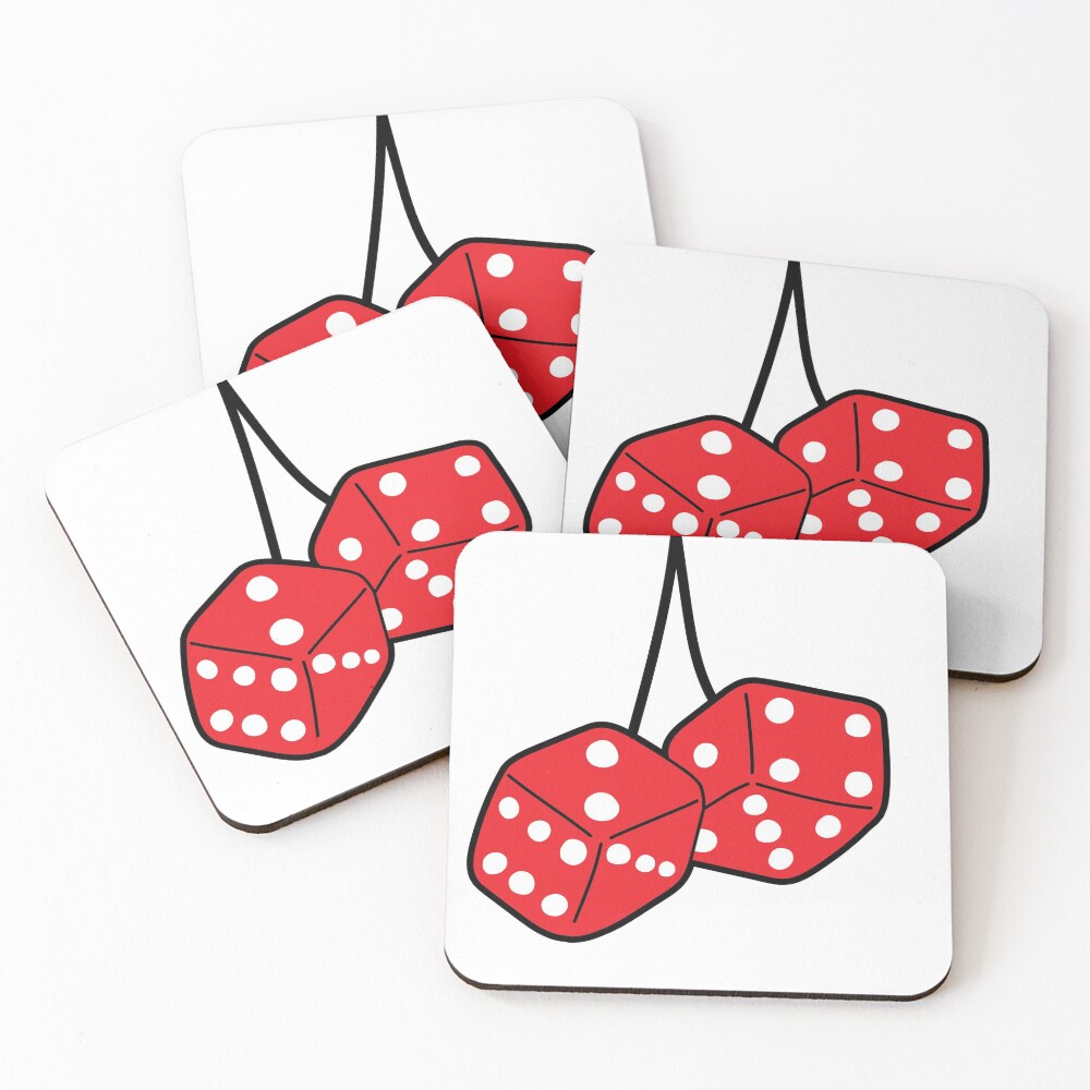 "Fuzzy Dice" Sticker for Sale by Cathal O'Toole | Redbubble