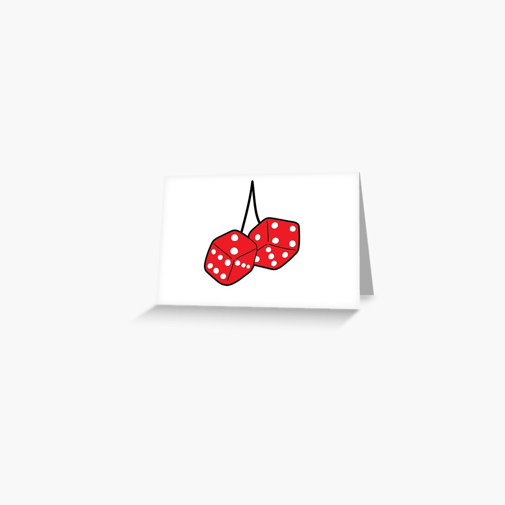 "Fuzzy Dice" Sticker for Sale by Cathal O'Toole | Redbubble