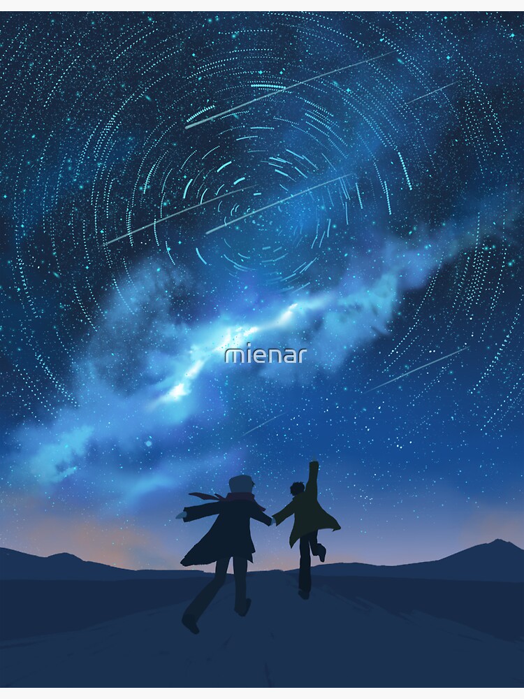 "chasing the stars" Sticker for Sale by mienar | Redbubble