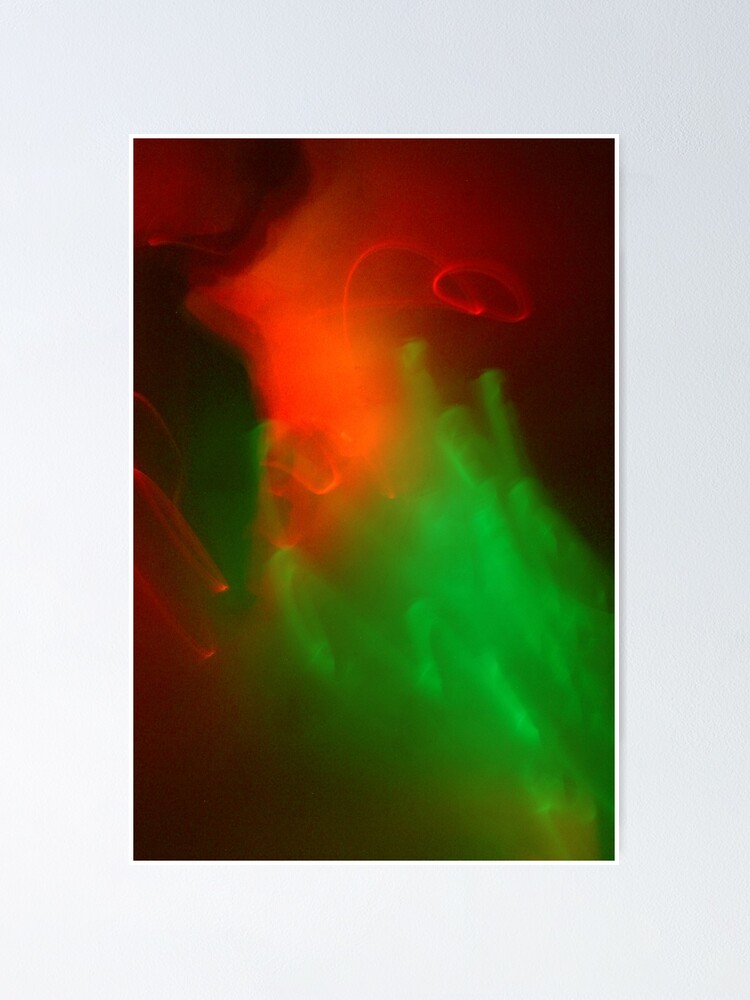 "Abstract red green" Poster by BeliefReality | Redbubble