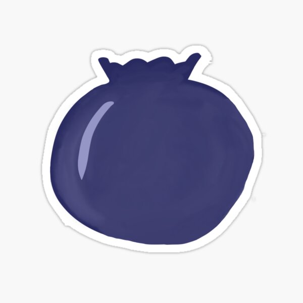 "Cartoon Blueberry" Sticker for Sale by dull122098 | Redbubble