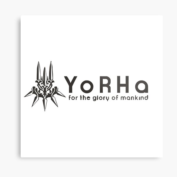 Yorha Metal Prints | Redbubble