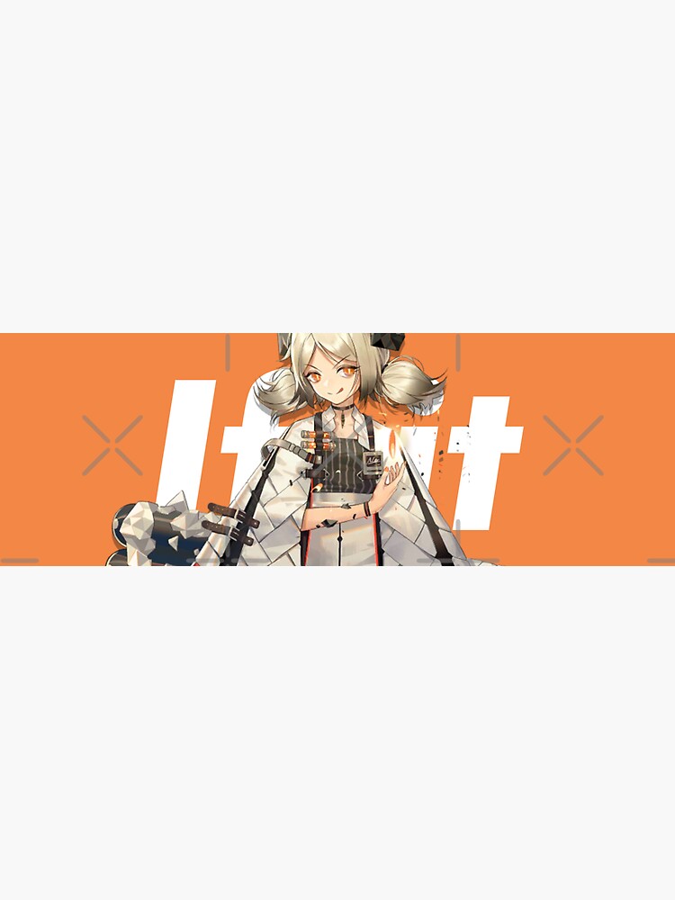 "Ifrit - Arknights - Banner " Sticker by Chumbo21 | Redbubble