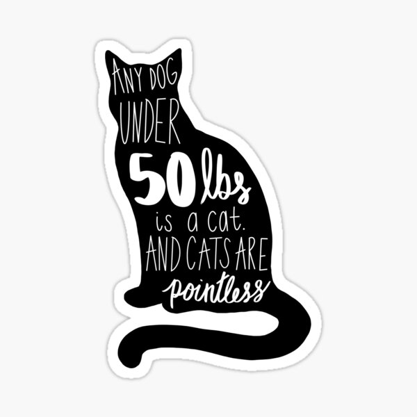 "Ron cat quotes" Sticker for Sale by calleef | Redbubble