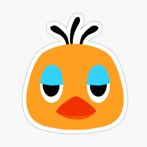 "Sandy ACNH" Sticker for Sale by Apeiro-phobiac | Redbubble