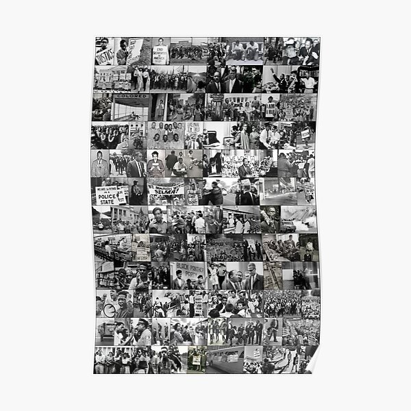 "Civil Rights" Poster for Sale by Montage-Madness | Redbubble