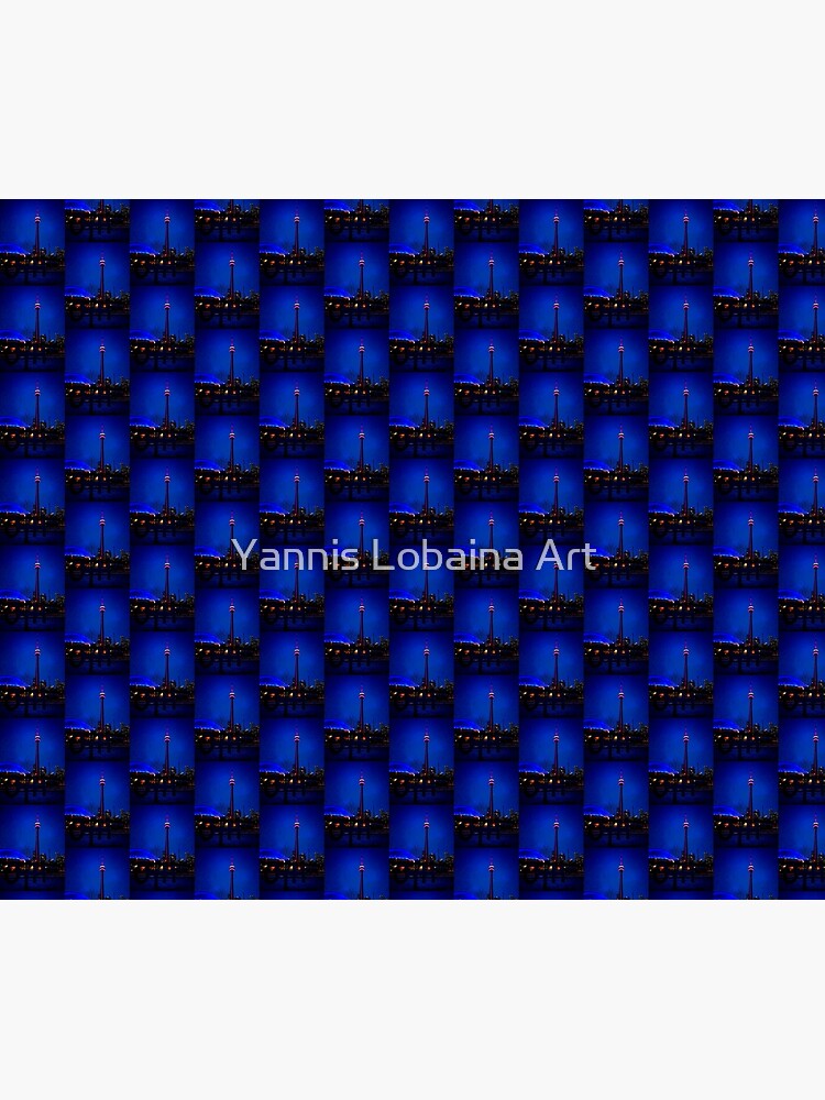 "Blaues Lied für Toronto von Yannis Lobaina" Tagesdecke von lobaina1979 ...