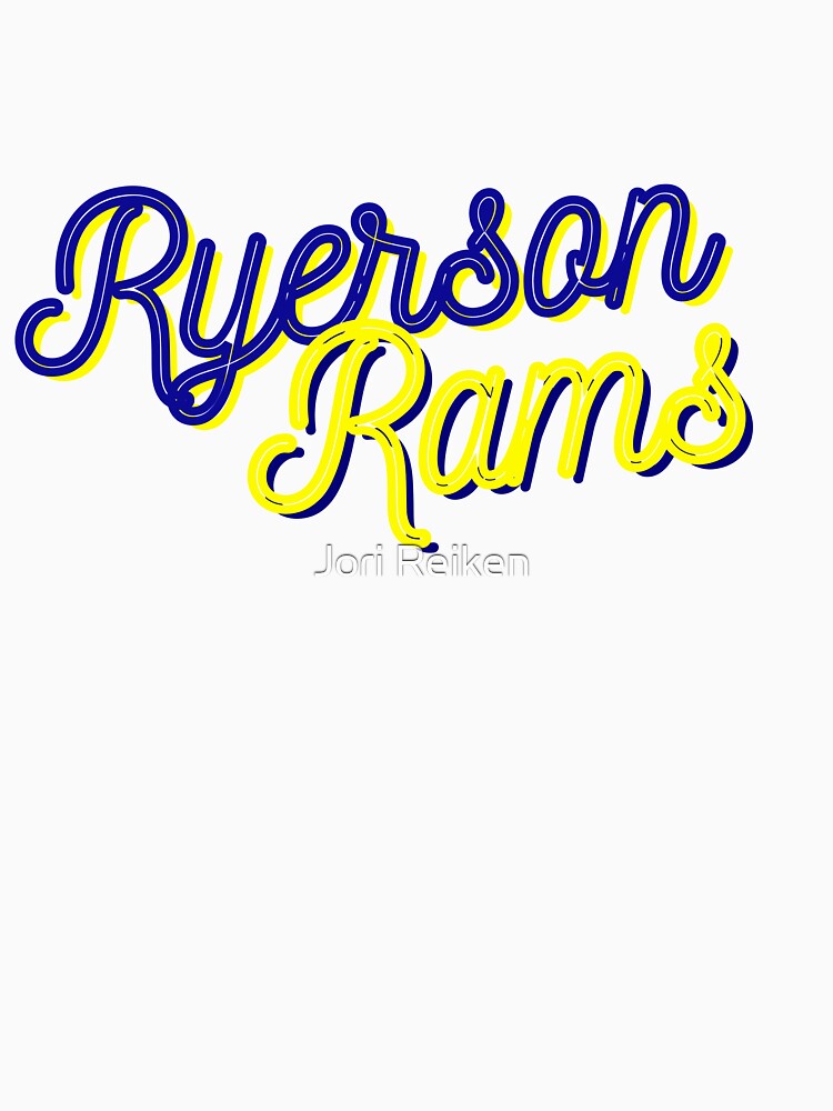 "Ryerson Rams" T-shirt by jreiken | Redbubble