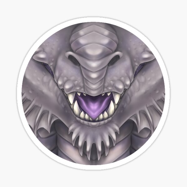 "Silver Dragon Face" Sticker for Sale by SidianArts | Redbubble