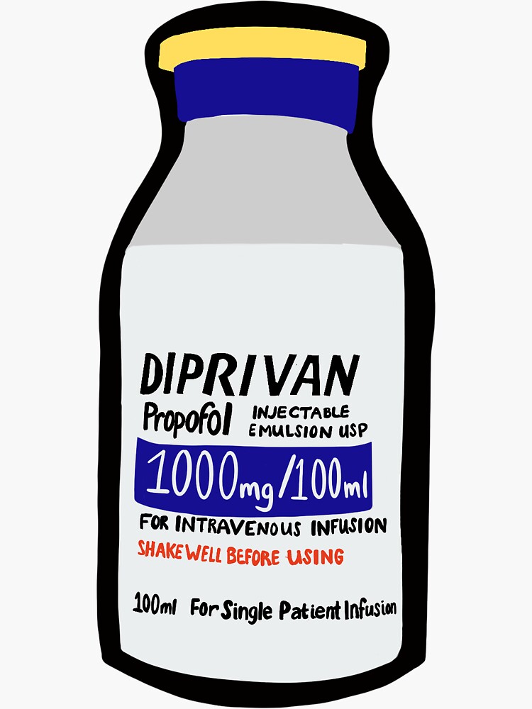 "Propofol" Sticker for Sale by NurseStickers | Redbubble