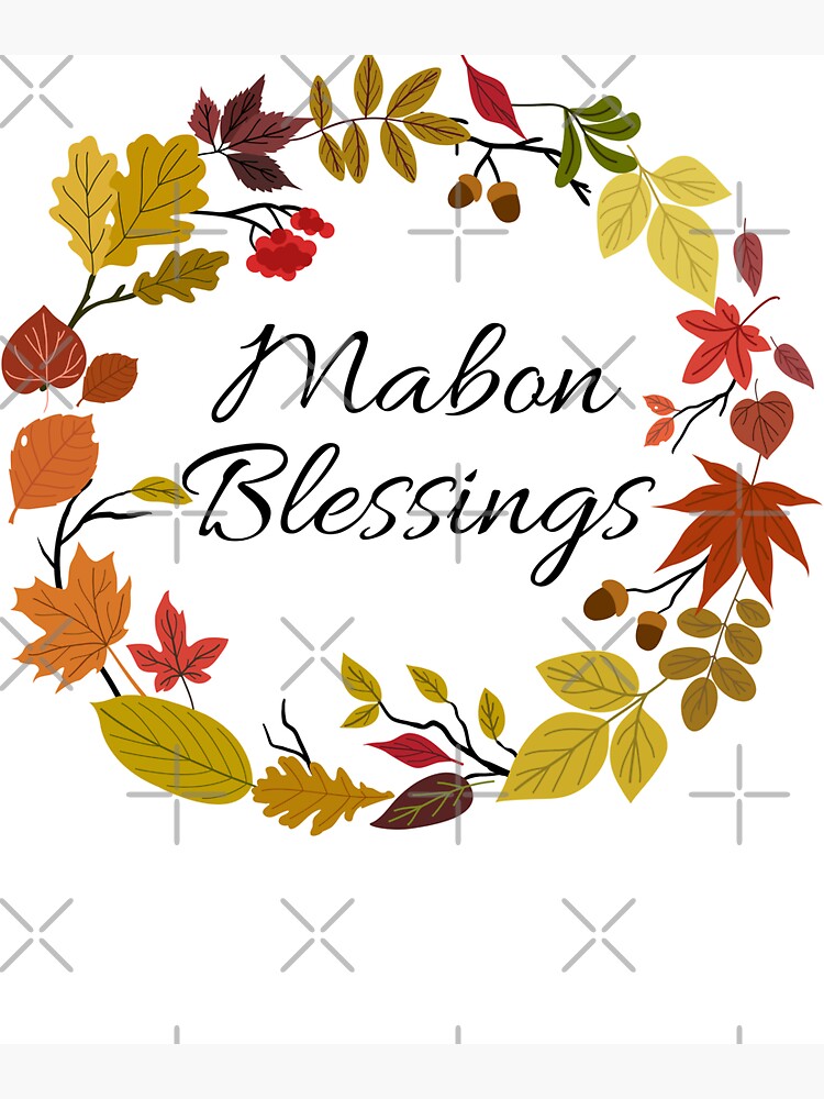 "Mabon Blessings Sabbat Design" Sticker for Sale by pfhosting | Redbubble