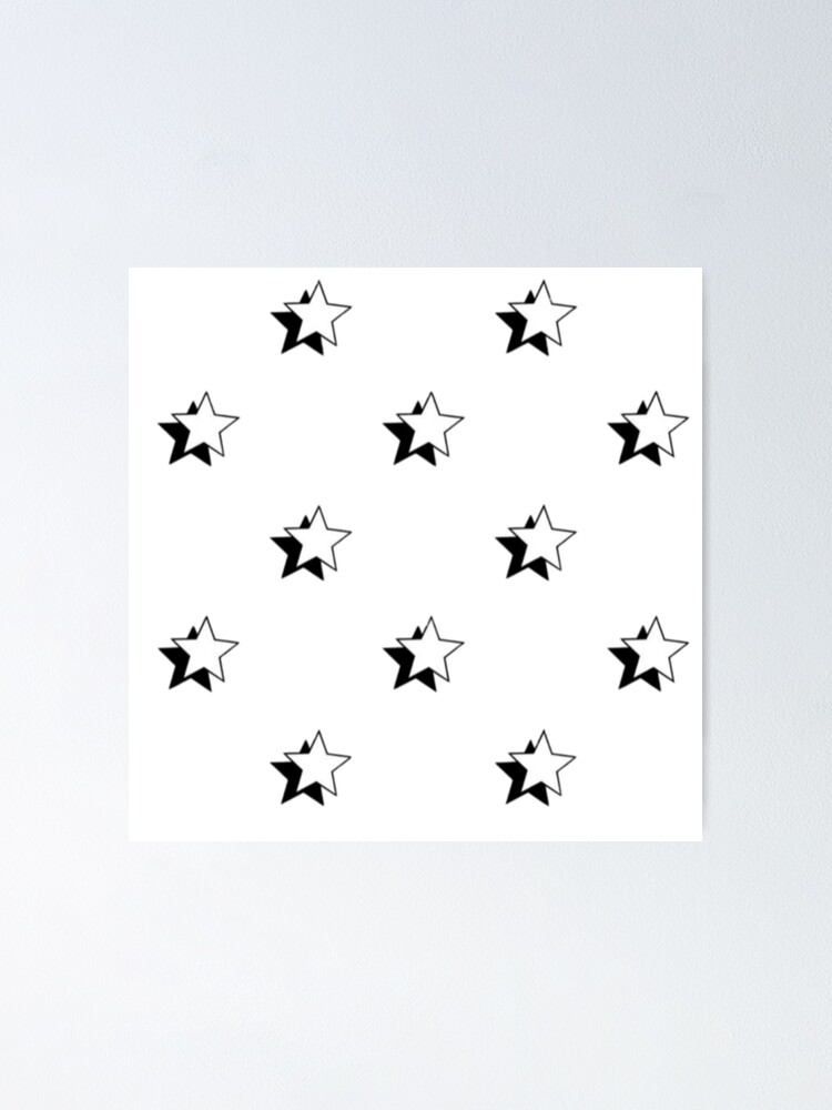 "aesthetic stars sticker pack" Poster by rileyyyhamilton | Redbubble