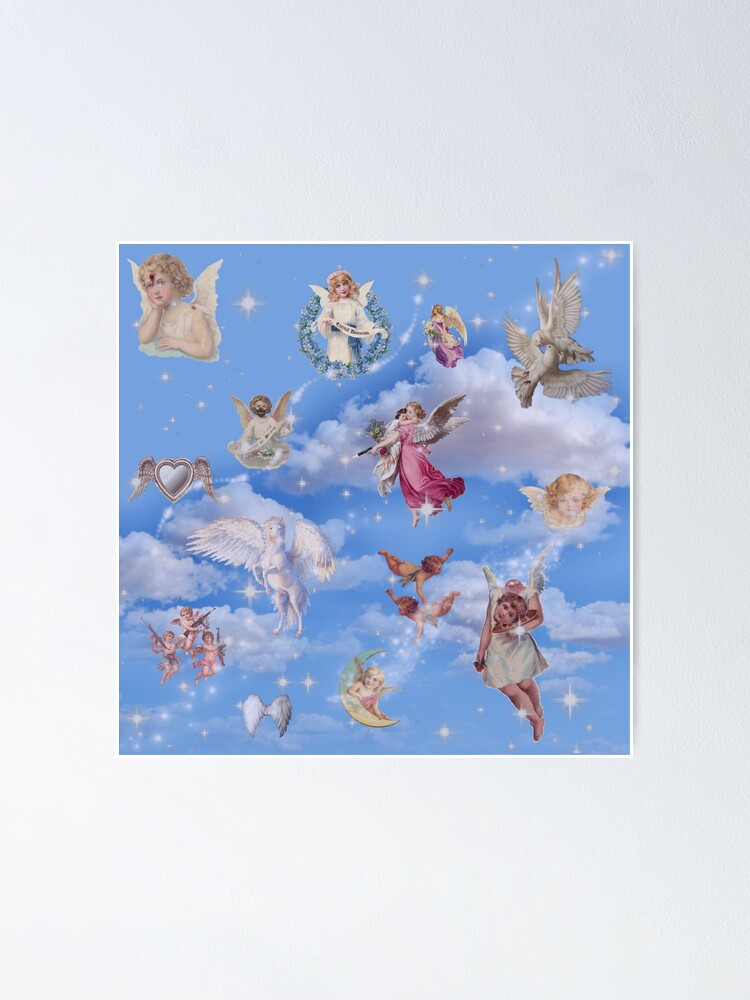 "Angelcore Collage" Poster for Sale by art-by-harmonie | Redbubble