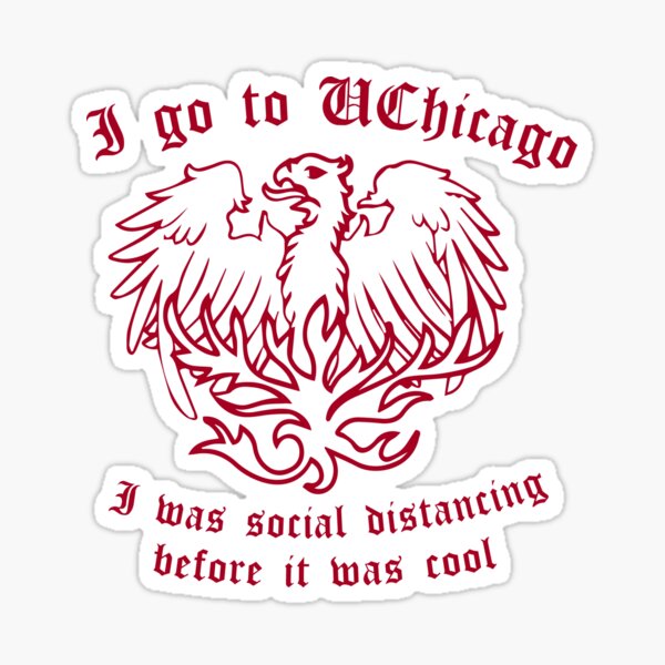 "Go Maroons. Socially distanced elbow bump." Sticker by AcmeCorp ...