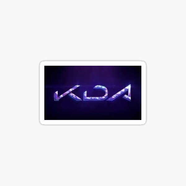 "KDA" Sticker for Sale by Akali- | Redbubble