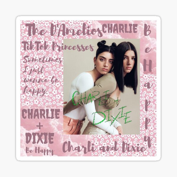 "Charlie and Dixie " Sticker for Sale by Ghuncha101 | Redbubble