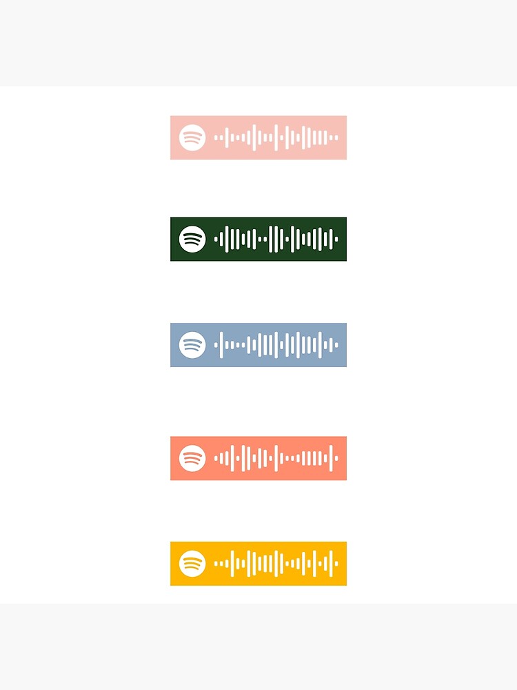 "1D full discography spotify qr codes sticker pack" Art Print by ...