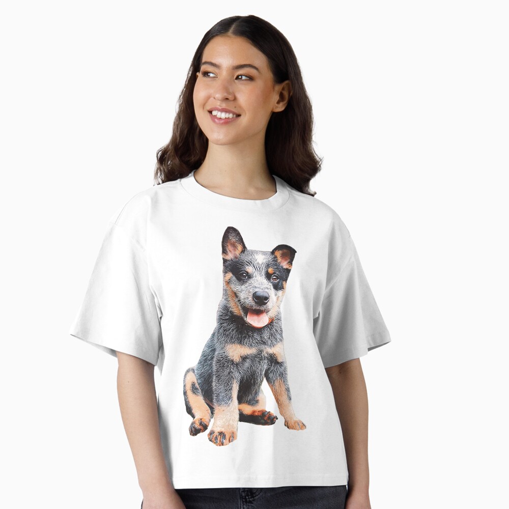 Apparel Blue Heeler T Shirts T-shirt Heeler vermelho para mulheres, mãe ...