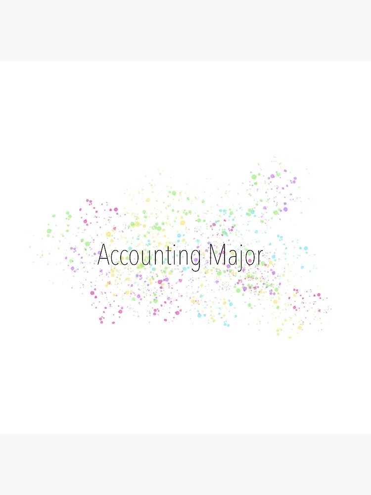 "Accounting Major" Sticker by leialeia | Redbubble