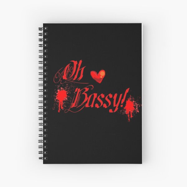 "'Oh Bassy!' Grell Sutcliff Quote" Spiral Notebook for Sale by ...