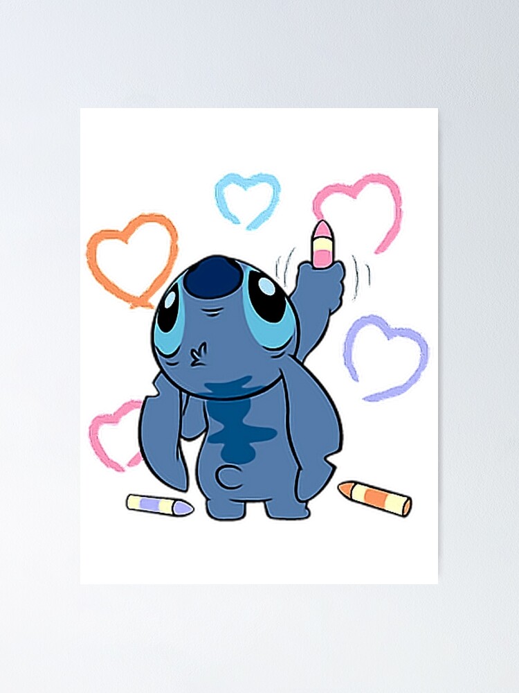 "Drawing Stitch" Poster for Sale by Asinawi | Redbubble