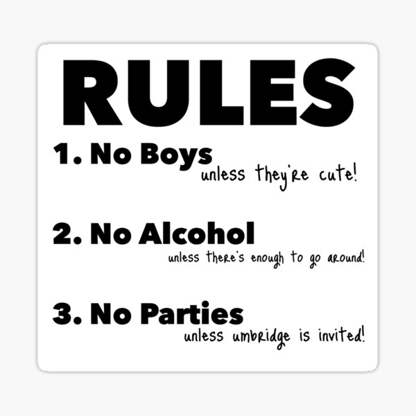 "Umbridge AVPS Funny Quote" Sticker for Sale by zoeyyyrose | Redbubble