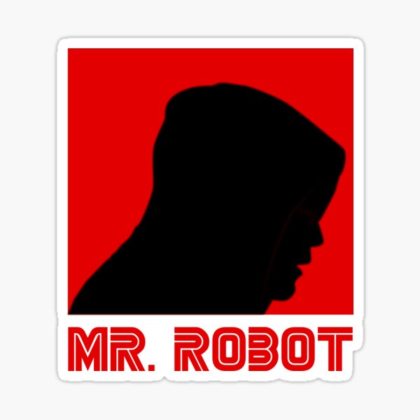 "Mr Robot" Sticker for Sale by sonorosan | Redbubble