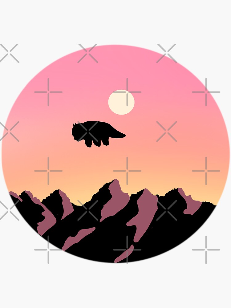 "Appa Flying" Sticker for Sale by halistull | Redbubble
