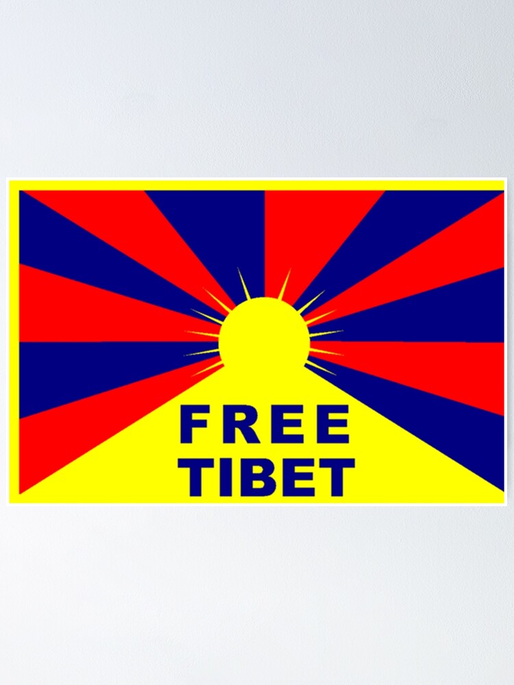 "Free Tibet" Poster for Sale by sweetsixty | Redbubble