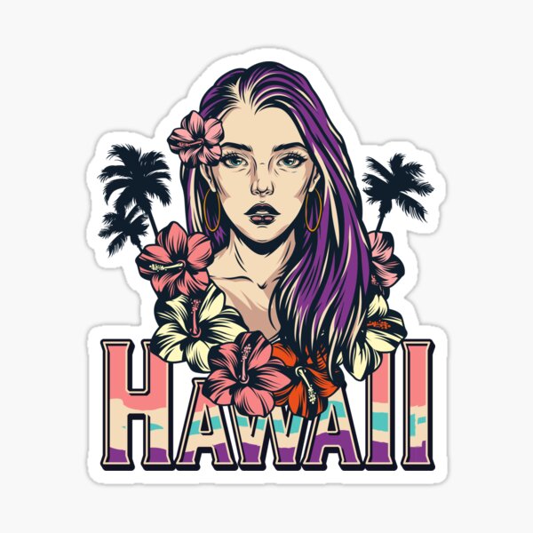 "Hawaii Queen" Sticker for Sale by mrgill007 | Redbubble