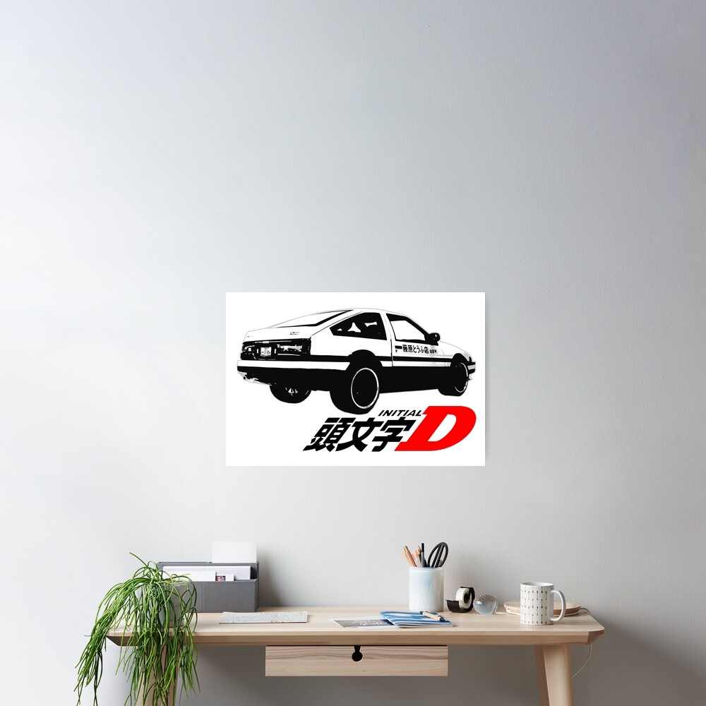 "initial D logo" Poster for Sale by killball3000 | Redbubble