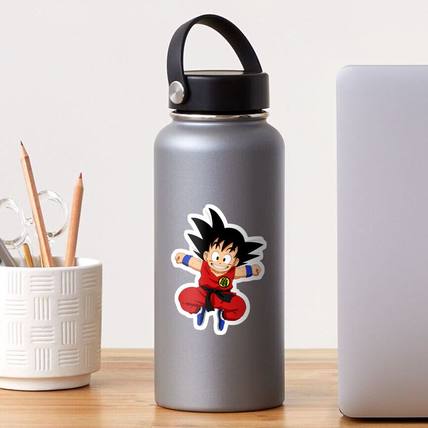 "Kid Goku " Sticker by RyanAndMEZ | Redbubble