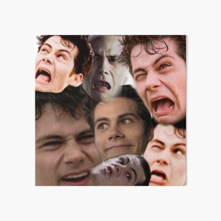 "faces of stiles" Art Board Print by tahlia-mays | Redbubble