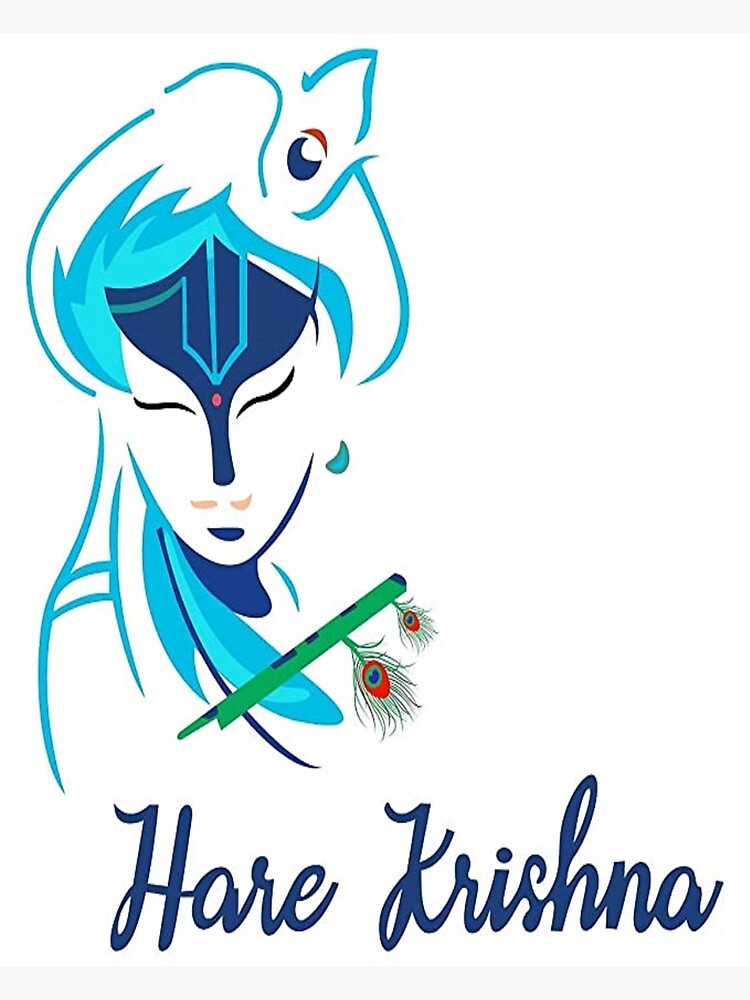 "God Krishna Design Rich in Indian Culture. HARE KRISHNA! HARE KRISHNA ...