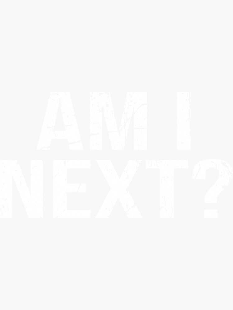 "Black Lives Matter - Am I Next" Sticker for Sale by SusanneFurst ...