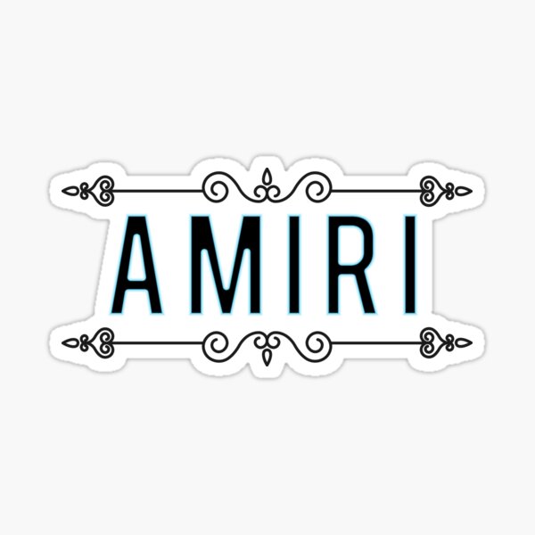 Amiri Stickers | Redbubble