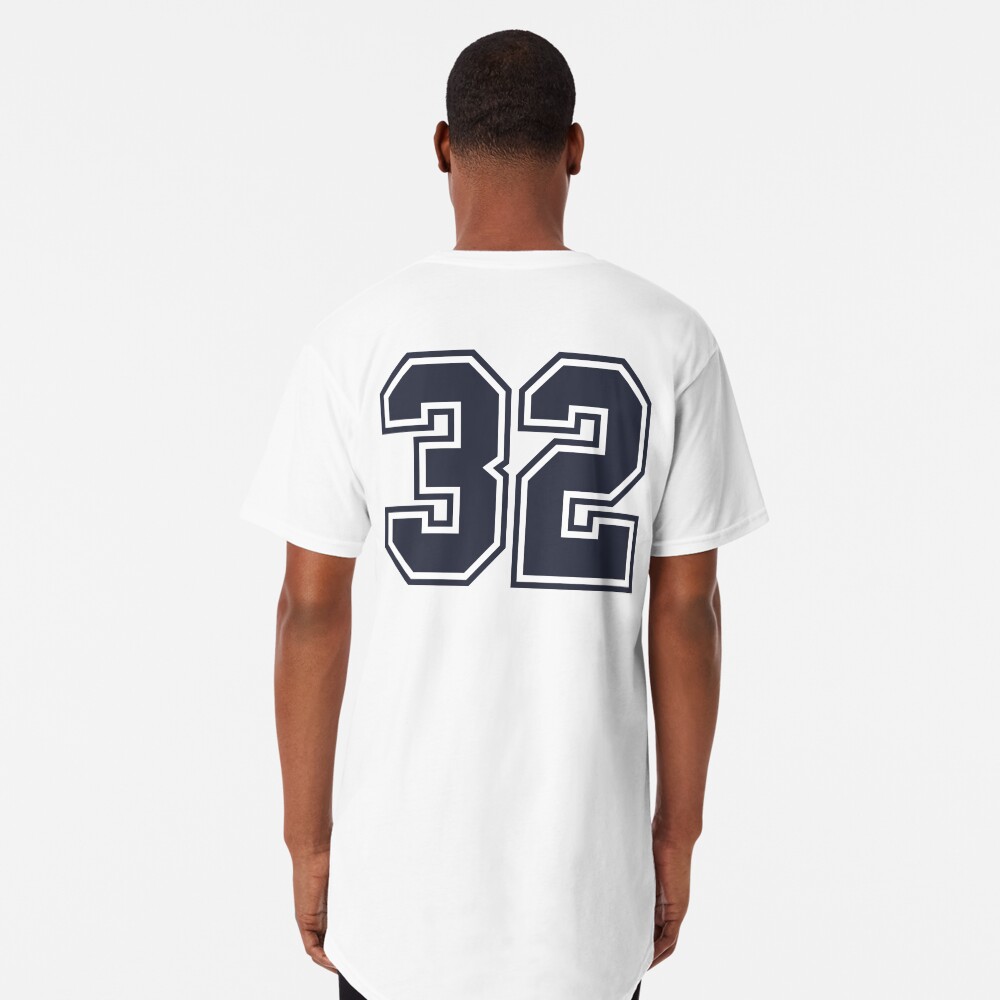 "32 Sports Number Thirty-Two" Sticker for Sale by HelloFromAja | Redbubble