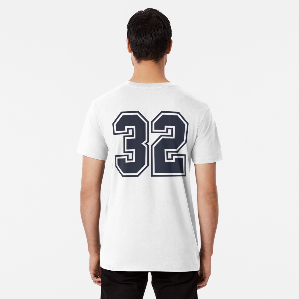 "32 Sports Number Thirty-Two" Sticker for Sale by HelloFromAja | Redbubble