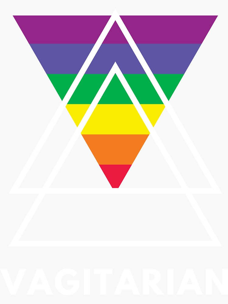 "Vagitarian" Sticker for Sale by jpremiumdesigns | Redbubble