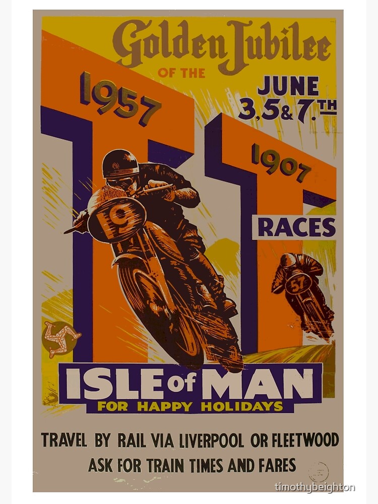 "Classic TT poster (1957)" Poster for Sale by timothybeighton | Redbubble