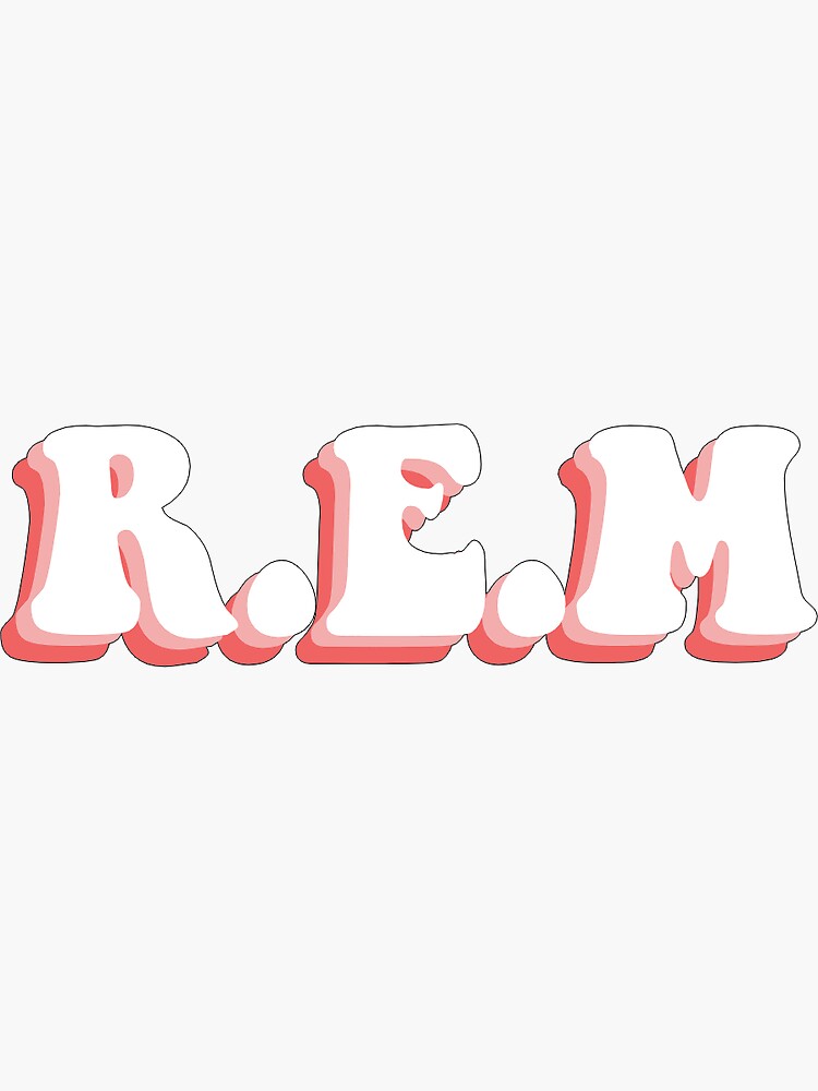 "rem sticker" Sticker by ariannex | Redbubble