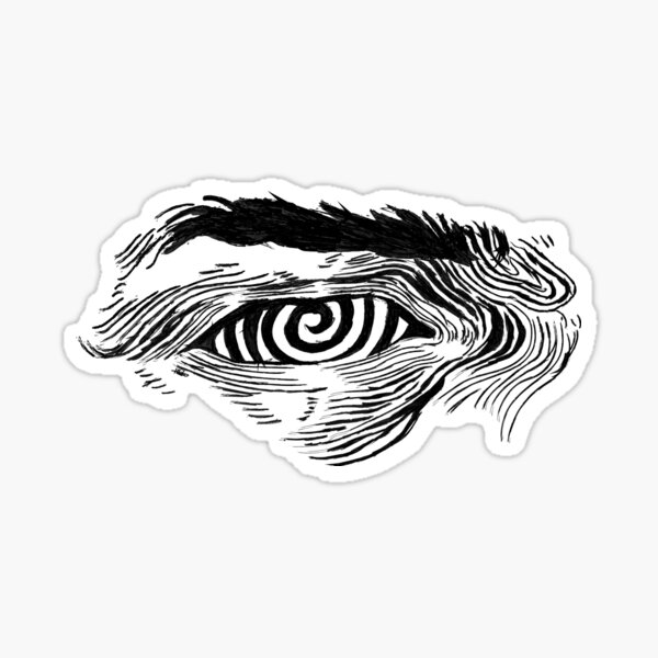 "Hypnotic Eye" Sticker by ionax123 | Redbubble