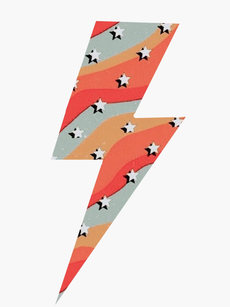 "Lightning bolt aesthetic " Sticker by Taliamuzikant | Redbubble