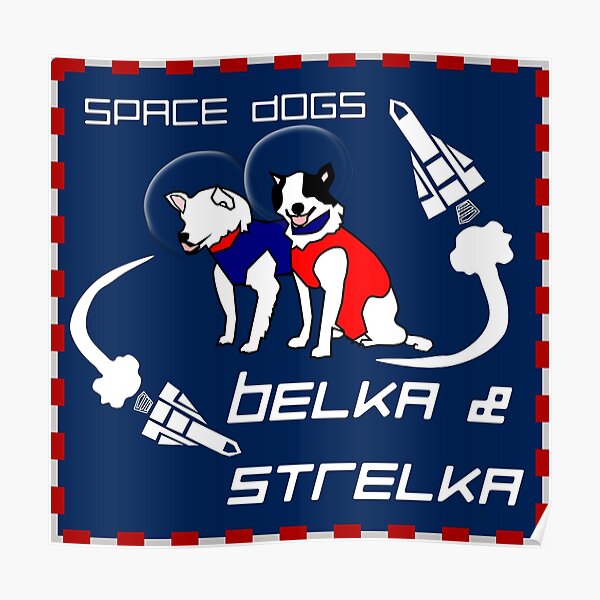 "Space Dogs" Poster for Sale by angstacular | Redbubble